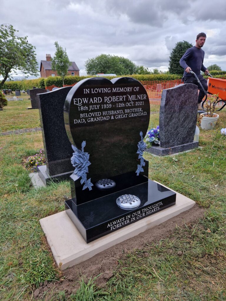 Simple Heart With Skilfully Hand Carved Roses by Northern